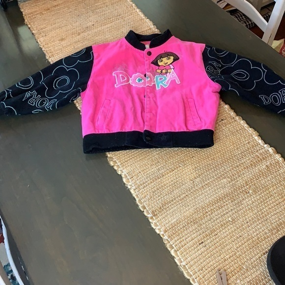 Jh Design | Jackets & Coats | Jh Designs Dora The Explorer Pinkblack ...